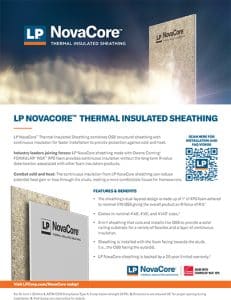 LP NovaCore Sheathing | Goodrich Lumber